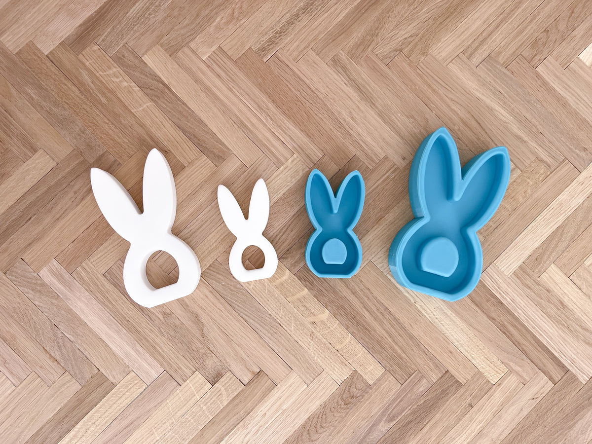 Silikonform ~ Osterhase / Hase mit Loch in 2 Größen | Shelby Home ...